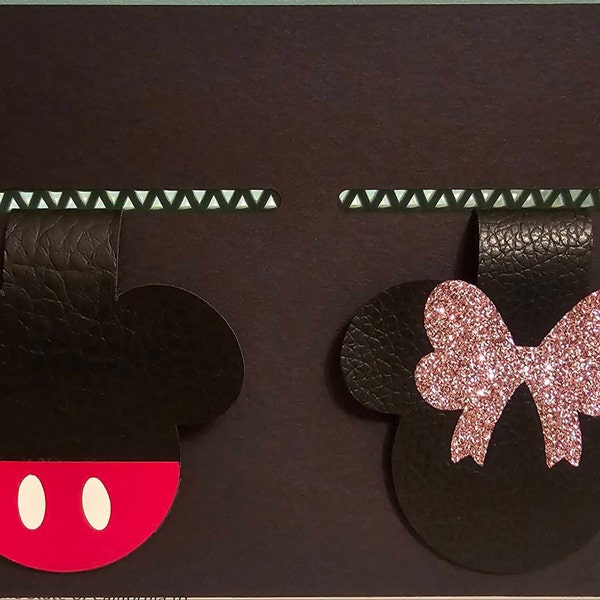 Magnetic Bookmark SVG Bundle, DIY Book Mark Faux Leather SVG Template ...