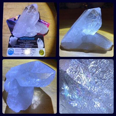 MEGA METAPHYSICAL SET With Wood Display Case Azeztulite - Etsy