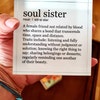 Soul Sister Card - Etsy