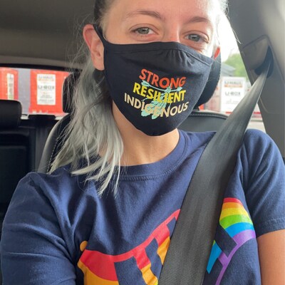 MMIW Missing and Murdered Indigenous Women Adult Face Mask RED ...