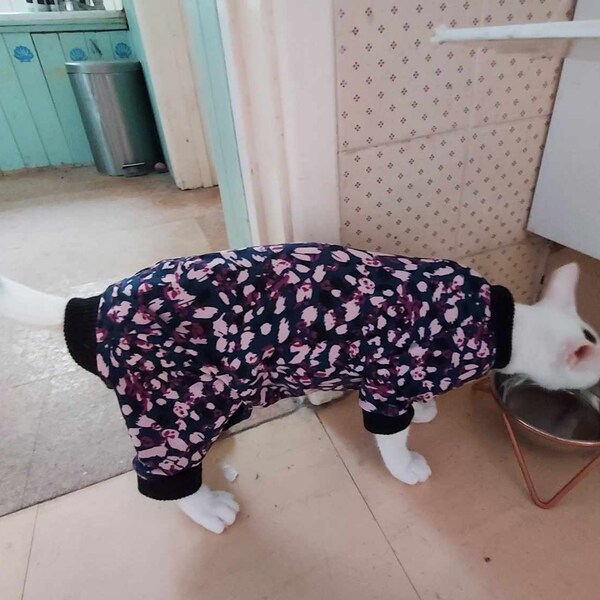 Sphynx Cat Clothes, Clothes, Long Sleeves Sphynx Cat Jumper, Sphynx ...