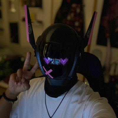 Bluetooth Cyberpunk Mask Futuristic Mask cyberpunk - Etsy