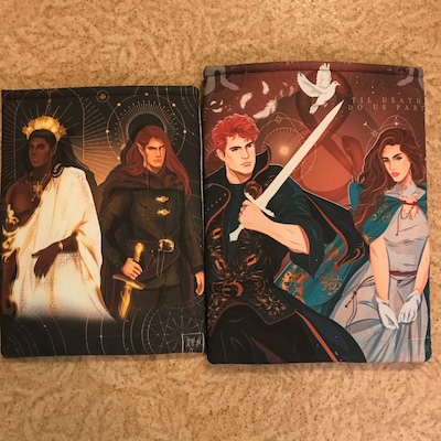 Helion and Lucien Acotar Acomaf Fanart Booksleeve Sarah J Maas Bookish ...
