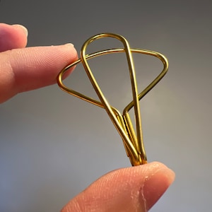 Vintage Collectible Antique Brass Wire Money Clip NOS 1940'S - Etsy