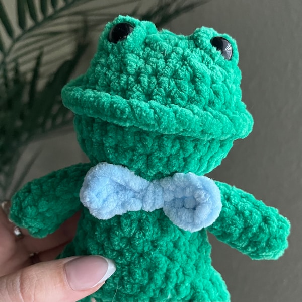 Frog Crochet Pattern PDF - No-sew, Amigurumi, Chunky Yarn, Decor, Toys ...
