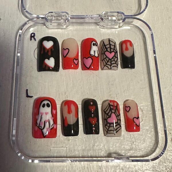 Friday the 13th Inspired Press on Nails | Luxury Nails | Halloween ...