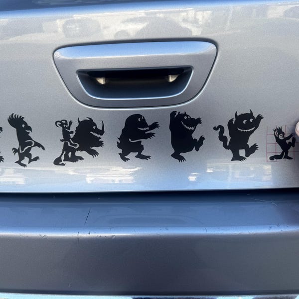 Police Interceptor SUV Vinyl Easter Egg Micro Decal Windshield Chaser ...