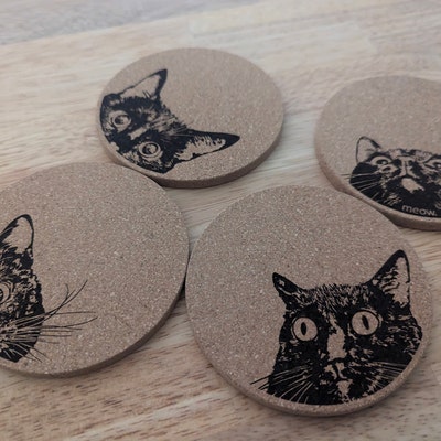 Cork Coasters NASA Space Shuttle Set of 4 - Etsy