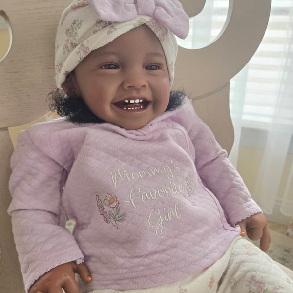 Reborn Baby Girl Doll Ashanti Full Body Solid Silicone, 34cm Mini ...