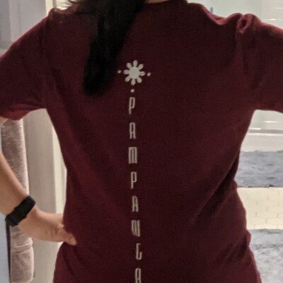 MANILA Filipino Shirt Front and Back Philippine Flag Sun and Stars ...