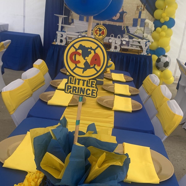 Club America Cake Topper, Club America Soccer Team, Club America Futbol ...