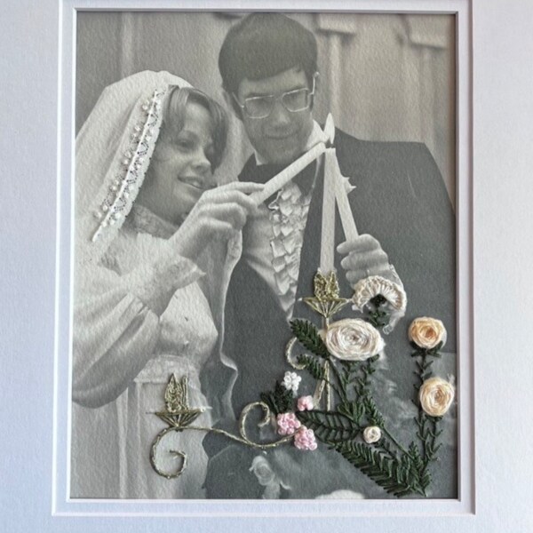Custom Hand Embroidered Photographs - Etsy