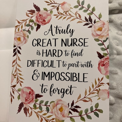 Nurse Farewell Gift, Thank You Nurse, Nurse Appreciation Gift ...