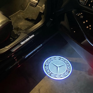 2X Led Puddle Light Side Mirror Logo Projector Lights for Mercedes AMG ...