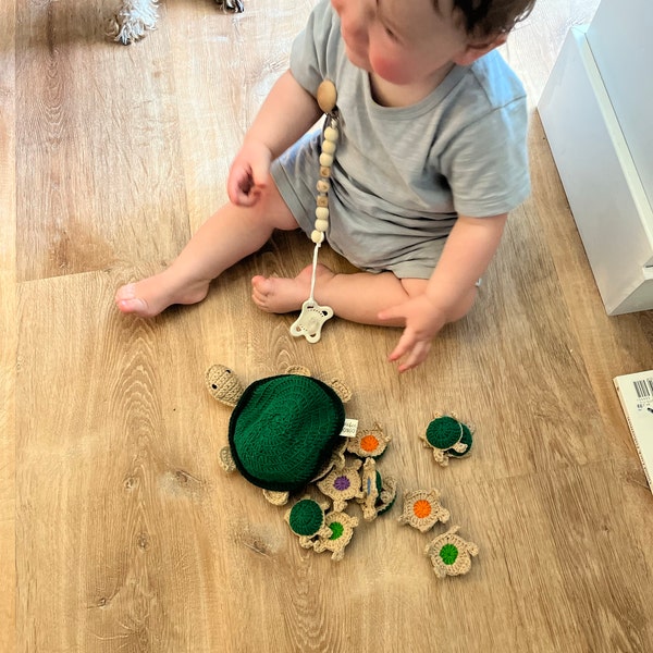 Ladybug Crochet Toy Ladybird Toy Educational Learning Toy Montessori ...