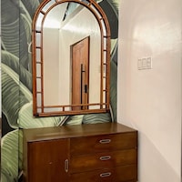 Teal Abstract Wallpaper With Colorful Flowers| Wall Decor | Home ...