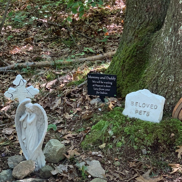 Engraved Memorial Graveside Sign: Personalized Remembrance Plaque - Etsy