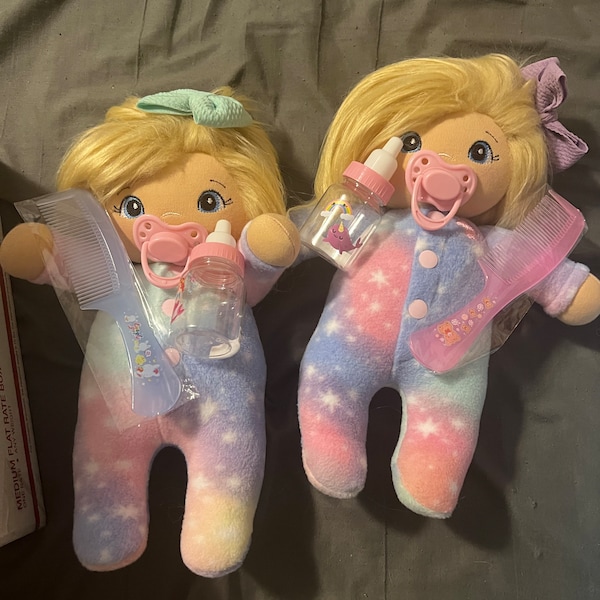 Swaddle Baby, Easter Baby Doll - Blonde Blue Eye Baby Doll - OOAK Baby ...