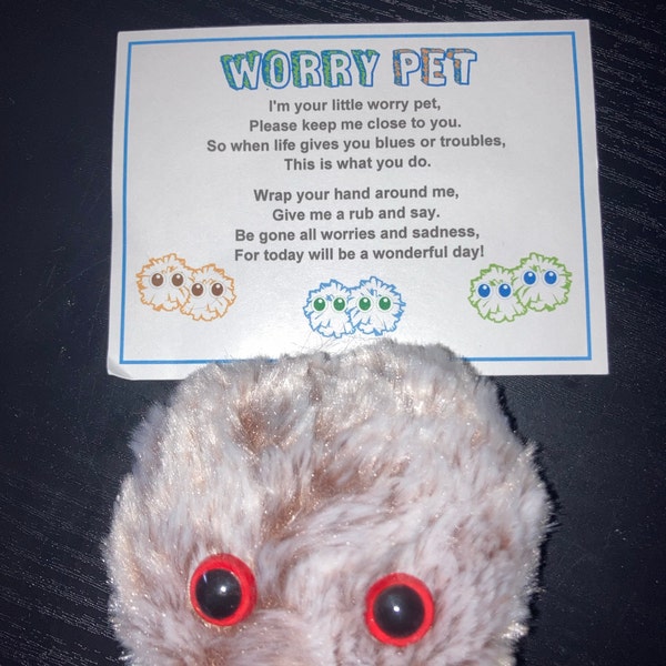 Worry Pet for Anxiety, Stress and Sensory Needs. - Etsy