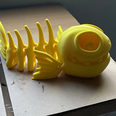 Flexi Print-in-place Fish STL File for 3D Printing Active - Etsy