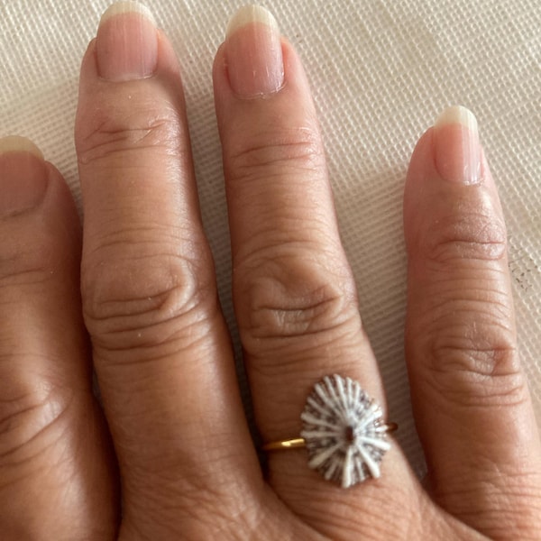 Opihi Shell Ring & Opihi Earrings – Gold/silver Adjustable Opihi Ring ...