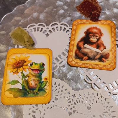 Handmade Altered Hidden Paperclip Bookmark for Junk or Art Journal ...