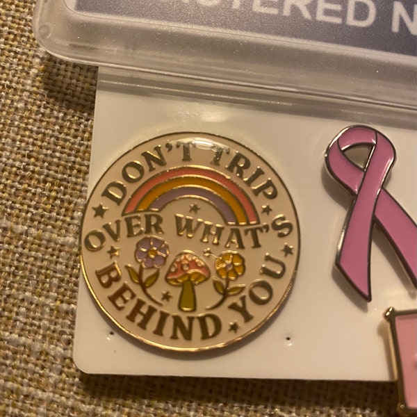 Grow Together Mushroom Enamel Pin Inspirational Mushroom Pin Positivity ...