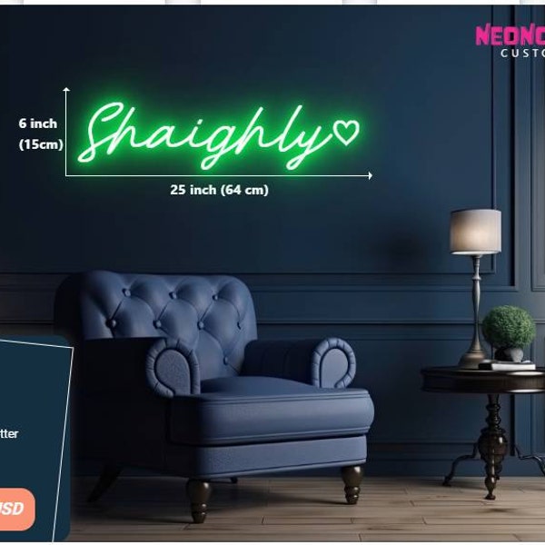 Custom Name Neon Sign | Neon Sign Bar | Neon Sign | Personalized Sign ...