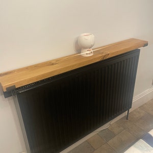Hand Crafted Rustic Reclaimed Solid Pine Timber Radiator Shelf - Etsy UK
