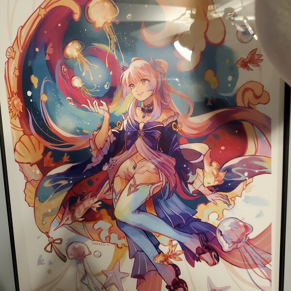 Genshin Impact Kokomi Print 11x14" - Etsy
