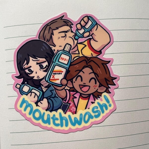 Mouthwashing Sticker and Badge - Etsy