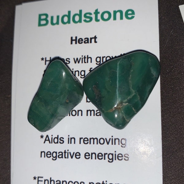 Buddstone - Tumbled - 1 Stone - Etsy