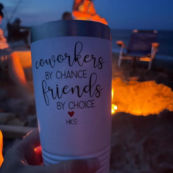 Coworkers by Chance, Friends by Choice Tumbler Cup, Custom Tumbler ...