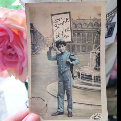 Wood Nymph Doll Postcard Artist Woman Lady Girl, Forest Trees Long Hair ...