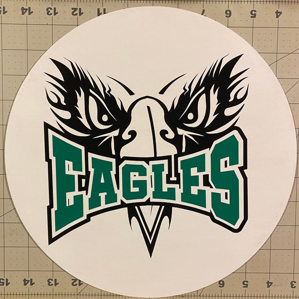 Eagle Mascot SVG Cut File for Cricut Design Printable Eagles Team PNG ...