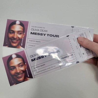 PERSONALISED FOR YOU Concert or Event Ticket Stub Gift Souvenir Ways to ...