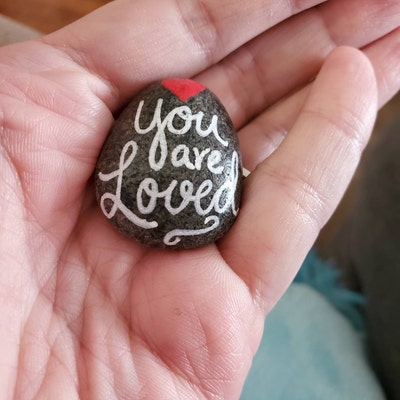 Pocket Hugs Painted Keepsake Rocks Coworker, Classroom, Friend Greeting ...