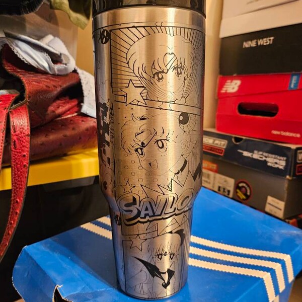 Anime Ninja 40 Oz Laser Engraved Tumbler - Etsy