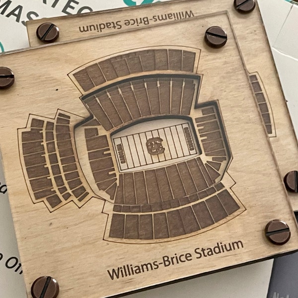 Philly Pack Layered Coaster (set of 4), 3D Wood Coaster, Sports Coaster ...