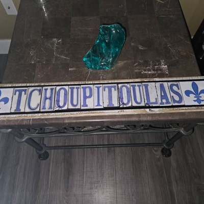 New Orleans, Street Signs, Personalized, Salvage Wood, Street Tile Font ...