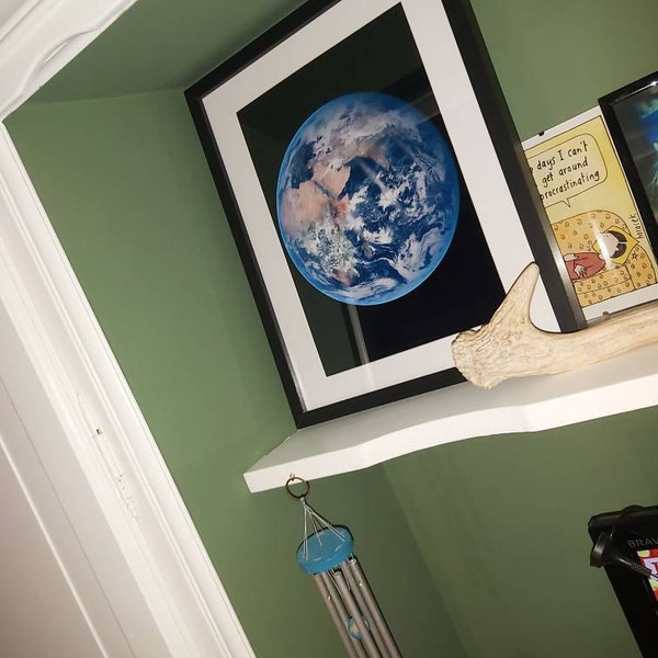 NASA Earth Photograph: Blue Marble World From Space Poster - Etsy