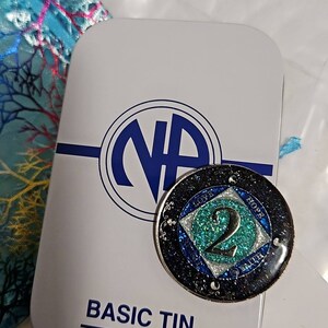 AA 24 Hours Silver Color Plated Coin, Alcoholics Anonymous Medallion - Etsy