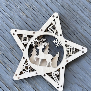 Rose Box Laser Cut Gift Box Envelope Home Décor Decorative Wedding Card ...