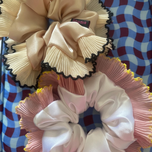Pleated Scrunchie - Etsy