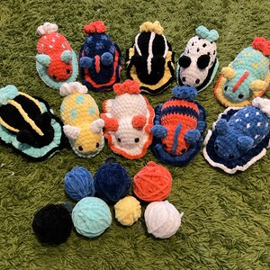 Dorid Nudibranch Amigurumi Pattern, Crochet Sea Slug Pattern Only - Etsy