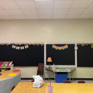 WRITE Burlap Pencil Banner Classroom Decoration Photo Prop - Etsy