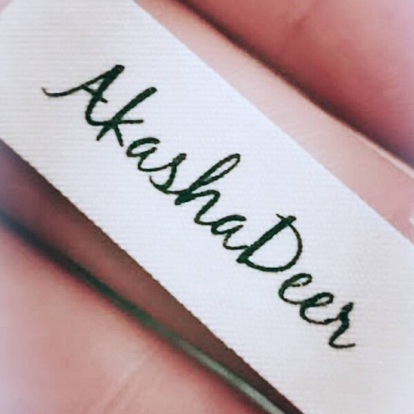 Sew-in Organic Cotton Name Tags – Custom Clothing Labels - Etsy