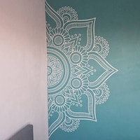 Buy Kolam Wall Sticker, Wall Decal, Decor for Home, Studio, Patterns ...