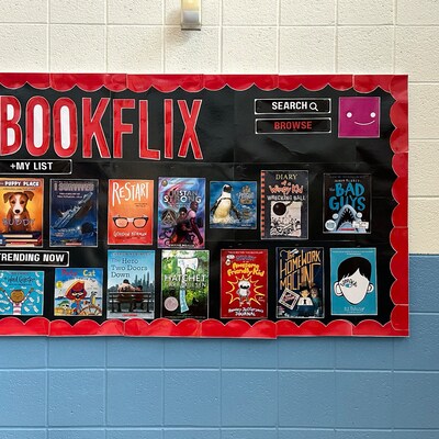 BOOKFLIX Bulletin Board Kit - Etsy