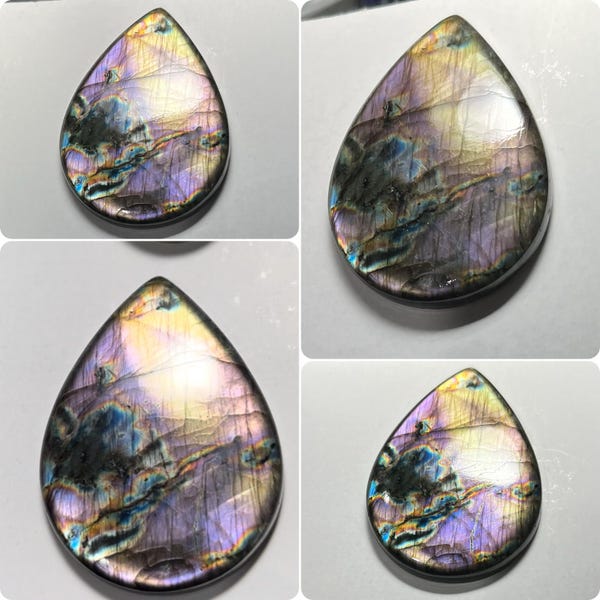 Very Attractive Big Size AAA+ Quality Rainbow Spectrolite Cabochon ...